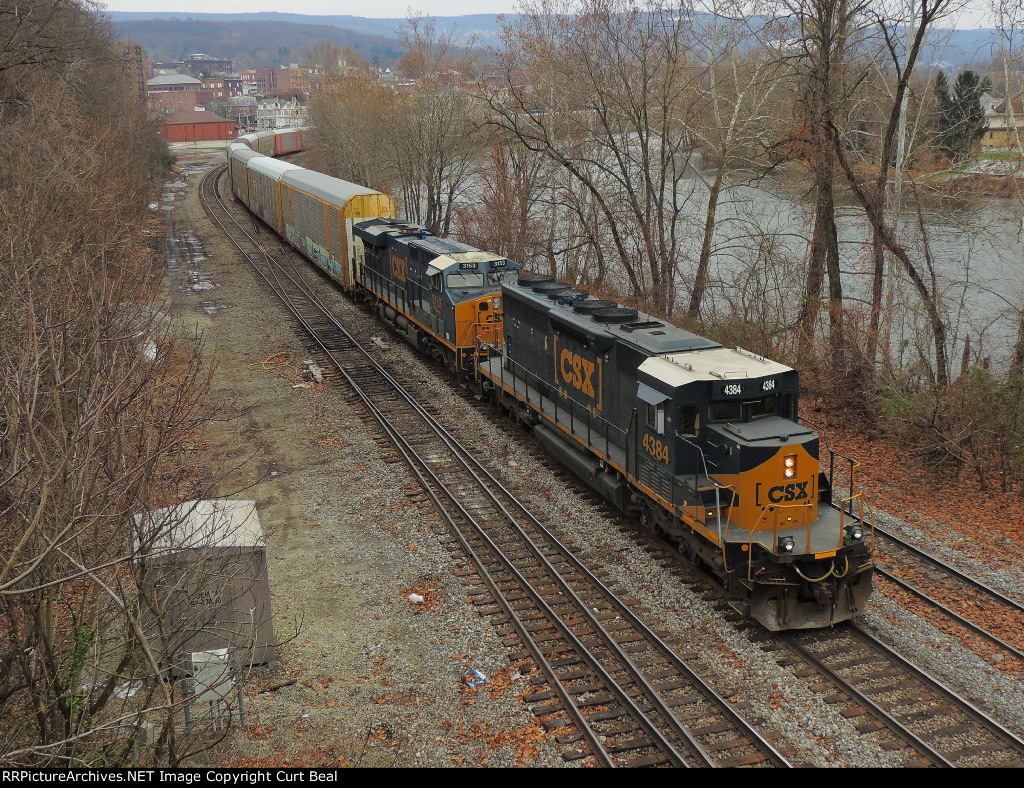 CSX 4384 and 3153 (2)